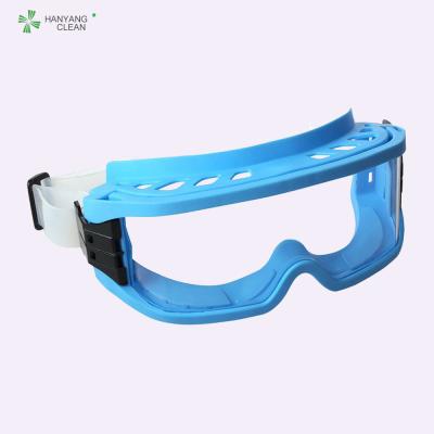 China Lab Autoclavable Safety Goggle H-9009 Anti Fog Anti Chemical Splash PC Lens Clear for sale