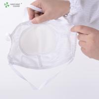 China Reusable Washable Cleanroom Face Mask 3 Ply Anti Static ESD Protective Dust Mask H-1105 for sale