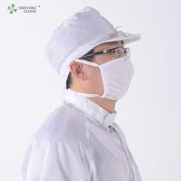 China Anti Static ESD Cleanroom Face Mask Adjustable Stoppers Folding Mouth Nose Mask H1102 for sale