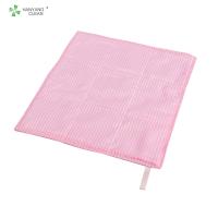 China H-4009 ESD Anti-Static Lint-Free Microfiber Cleaning Cloth 30cm x 30cm for Electronics and Cleanrooms for sale