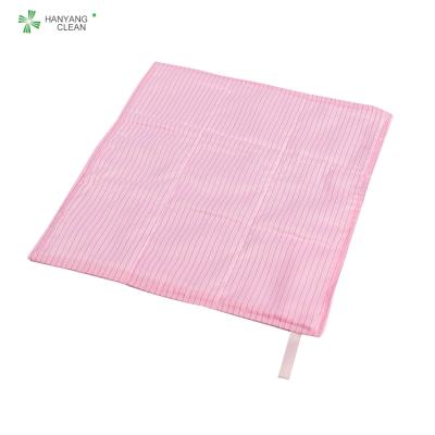 China H-4009 ESD Anti-Static Lint-Free Microfiber Cleaning Cloth 30cm x 30cm for Electronics and Cleanrooms for sale