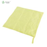 China ESD Anti-Static Microfiber Cleaning Cloth 30cm x 30cm - EN/61340 & ANSI/ESD S20.20 Compliant for Cleanrooms for sale