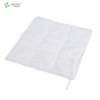 China ESD Anti-Static Microfiber Cleaning Cloth 30cm x 30cm - EN/61340 & ANSI/ESD S20.20 Compliant for Cleanroom Use for sale