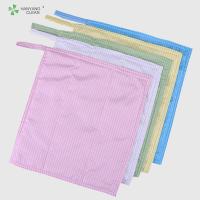 China H-4009 Anti-Static ESD Microfiber Cleaning Cloth 30cm x 30cm for Cleanroom & Electronics for sale