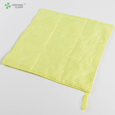 China ESD Microfiber Cleaning Cloth 30x30cm Lint Free Reusable for Cleanroom for sale