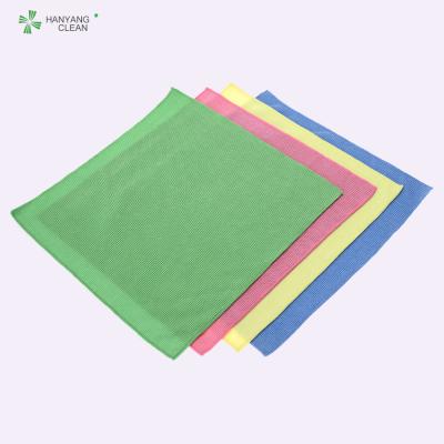 China ESD Cleanroom Microfiber Floor Towel 30x40cm Lint Free Reusable H-4007 for sale