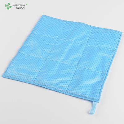 China ESD Microfiber Cleaning Cloth 30x30cm Super Absorbent Lint Free Polyester for sale
