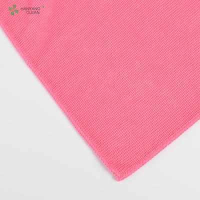 China Cleanroom Lint-Free Microfiber Cleaning Cloth 30x30cm & 35x35cm | Autoclave Resistant 121°C | Anti-Static Reusable for sale