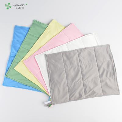 China Anti-Static ESD Cleanroom Towels 20cm-40cm | 3-Layer Microfiber Lint-Free Wipes for Pharmaceutical & Electronics for sale