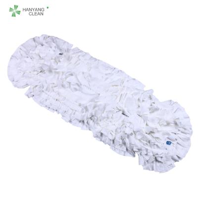 China 40x17cm Cleanroom Microfiber ESD Antistatic Flat Mop for Controlled Environments for sale