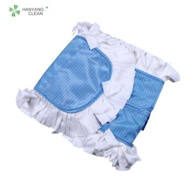 China Autoclavable Antistatic Microfiber Flat Mop 40x17cm for Cleanroom Use for sale