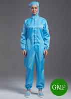 China ESD Anti-Static Hooded Coveralls with 0.36kg Weight and 10E6-10E9 Surface Resistance for Cleanroom Use for sale