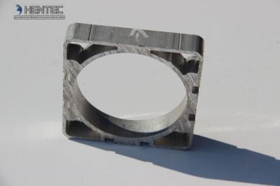 China Black Extruded Aluminium Profiles Bending / Cutting Building Construction Use for sale