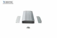 China Clear Extruded Aluminum Shapes Chemical Polishing For Electrical Cover for sale