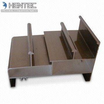 China Brown Anodizing Extruded Aluminum Shapes 6063 - T5 / 6060 - T6 for sale