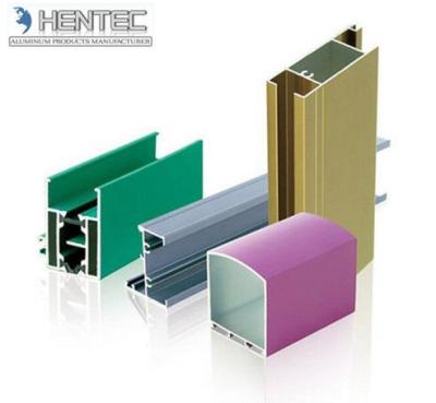 China Powder Painted Aluminum Window Extrusion Profiles Chemical / Mechanical Polishing for sale