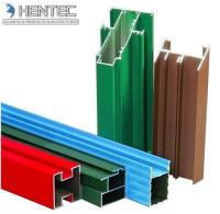 China Customerized Aluminum Window Extrusion Profiles Wooden Finished 6005 / 6061 / 6063 for sale