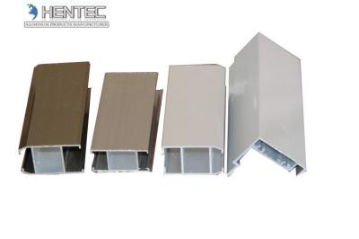 China Industry Aluminum Extrusions Shapes Bronze Black Golden Silver for sale