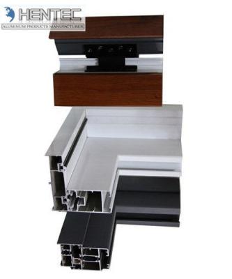China Clear Anodized Aluminum Window Extrusion Profiles Cutting / Pnching / Milling for sale