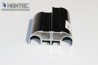 China 6063 6060 Aluminum Door Extrusions Profile Black Color Customerized Shapes for sale