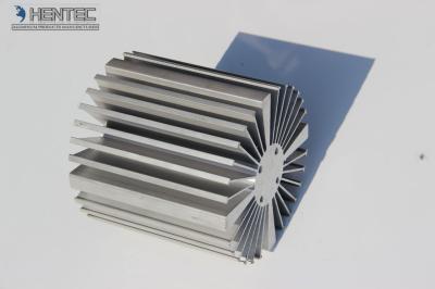 China 6063 - T5 Aluminum Heatsink Extrusion Profiles Powder Spray Coated for sale