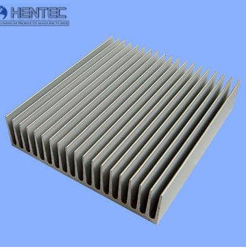 China Aluminum Industrial Porifle Heat Sink Extrusion Profiles Sand Blasted for sale