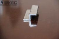 China Aluminum End Clamp For Solar Roof Mounting Systems , 40MM 45MM 50MM for sale