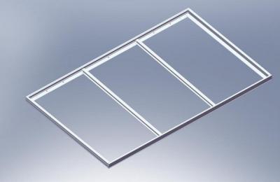 China Roof 6063-T5  Aluminum Solar Panel Frame Border Black 40*40mm for sale