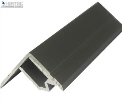 China Black Aluminum Solar Panel Frame / Mill Finished Solar Panel Mounting Frames for sale