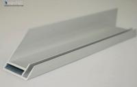China Silvery Aluminum Solar Panel Frame Bending Tempered Glass Solar Panel for sale