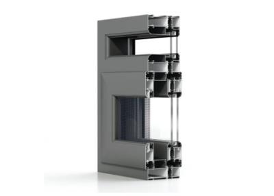 China Anodized Aluminium Window Extrusions Profiles With Terminal Strip for sale