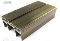China 2.0 MM Thick Champagne Anodized Aluminum Door Extrusions For Silding Door / Casement Door for sale