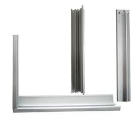 China 35 × 35mm Aluminum Solar Panel Frame for sale