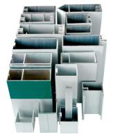 China Aluminum Curtain Wall Profile For Construction , Mill Finished / Powder Painted / Anodized for sale