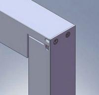 China Screw Joint Alloy 6063 Aluminum Solar Panel Frame , Steel Polished Extruded Aluminum Profile for sale