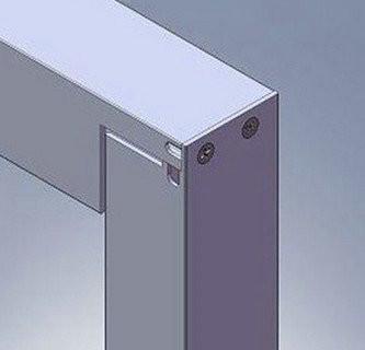China Screw Joint Alloy 6063 Aluminum Solar Panel Frame , Steel Polished Extruded Aluminum Profile for sale