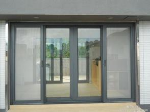 China 6063 / 6061 / 6060 Aluminum Door Extrusions with Powder Painted Surface for sale