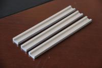China Silver Industry Aluminum Extrusion Channel Thin Wall Mill Finished for sale