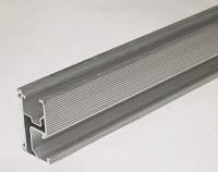 China Silver Solar Roof Mounting Rail With Anodized AL600-T5 Aluminum for sale