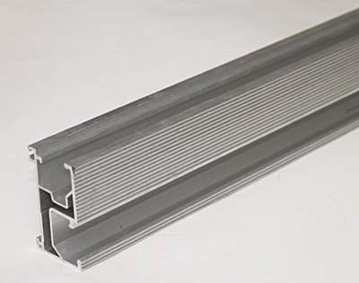 China Silver Solar Roof Mounting Rail With Anodized AL600-T5 Aluminum for sale