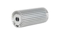 China Silvery Anodized Aluminum Heatsink Extrusion Profiles LED Heat Sink 6061 T5 for sale