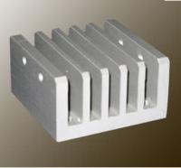 China Steel Polished / Electrophoretic Aluminum Heatsink Extrusion Profiles With Fabricating for sale
