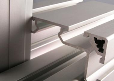 China Construction Aluminum Frame Extrusion Bar Anodized With Drilling for sale