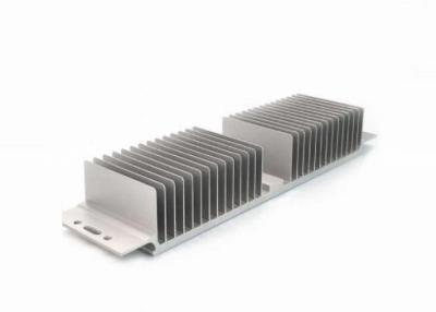China Silvery Anodized Aluminum Heatsink Extrusion Profiles 6082 Housing Heat Sink for sale