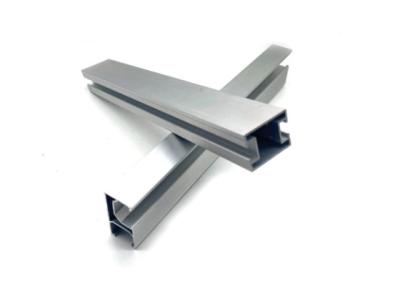 China Solar Panel Mounting Aluminum Rail Industrial Profile Anodized for sale