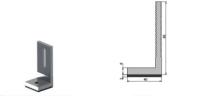 China L Foot Solar Mounting Systems With Frameless / Framed Solar Panel , With Screw / Bolt for sale
