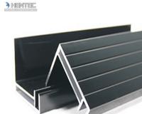 China 6063 T5 / T6 Aluminum Solar Panel Frame With Screw Joint / Corner Key Joint for sale