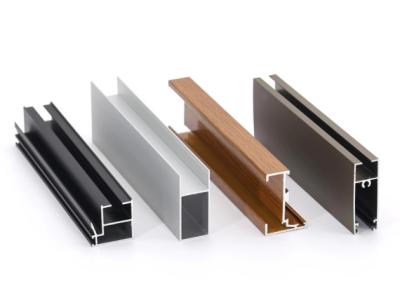 China Electrophoresis Aluminum Extrusion Profiles 6063 / Construction Profiles T5 for sale