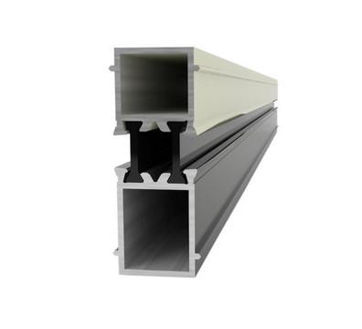 China Powder Painted Aluminum Window Extrusion Profiles For Double Glazing Casement Window for sale