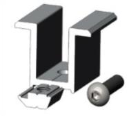 China Mid Clamp Solar Roof Mounting Systems for sale